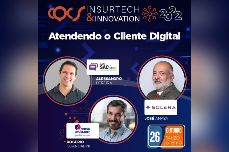 Atendendo o Cliente Digital é tema de painel no CQCS Insurtech & Innovation - CQCS