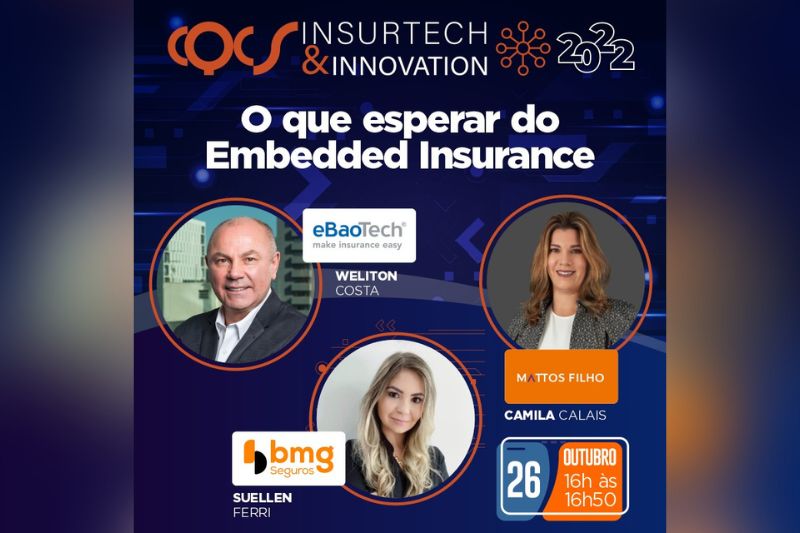 O que esperar do Embedded Insurance é tema de painel no CQCS Insurtech & Innovation - CQCS